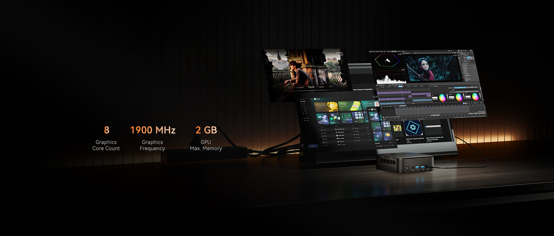 KAMRUI E3B AMD Ryzen 7 5700U Mini PC