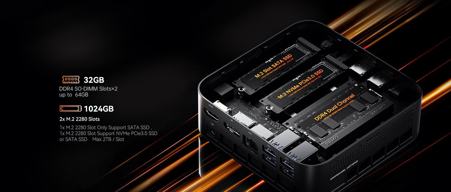 KAMRUI E3B AMD Ryzen 7 5700U Mini PC